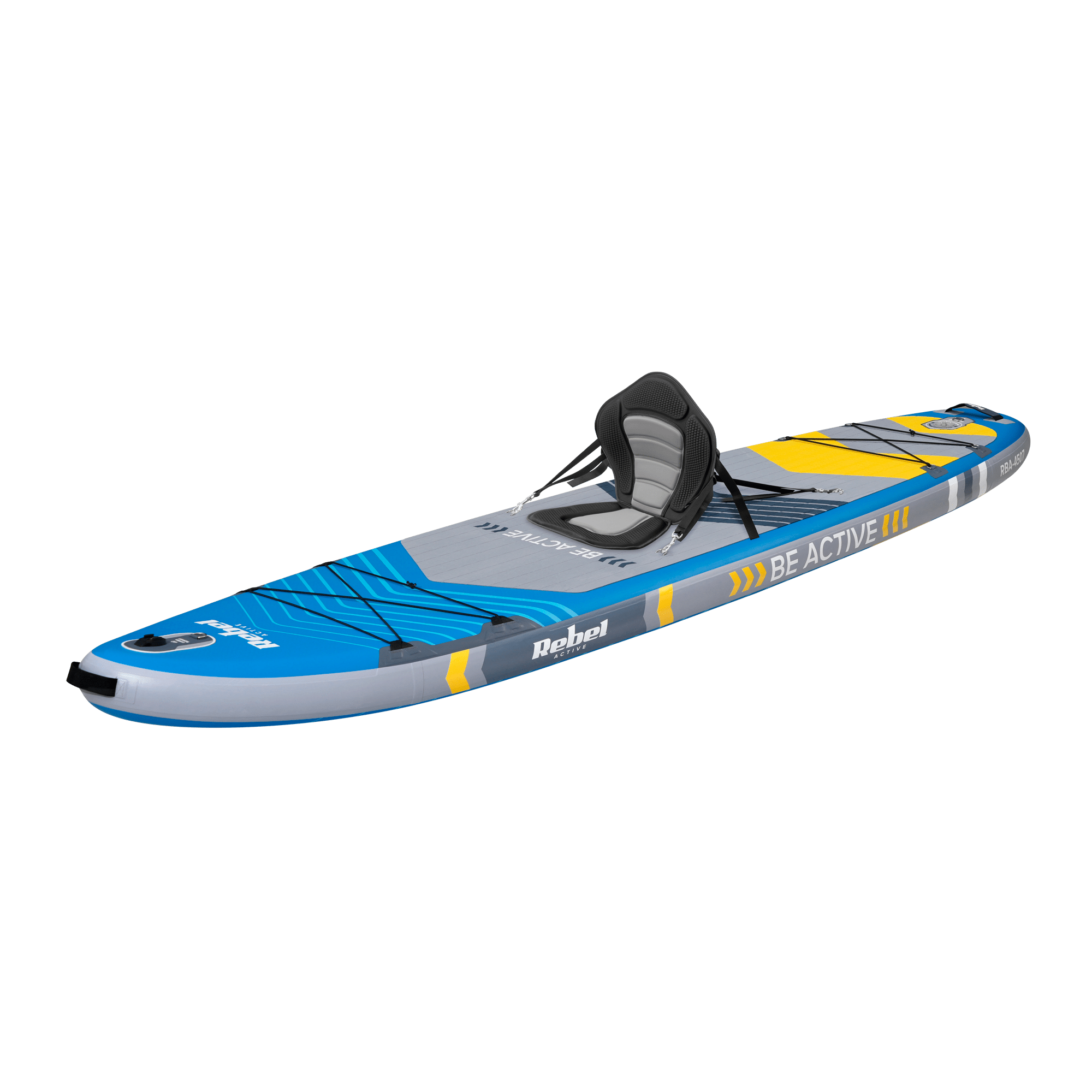 Placa SUP REBEL ACTIVE RBA-4507, 335x84x15cm, albastru/galben, 10kg ...