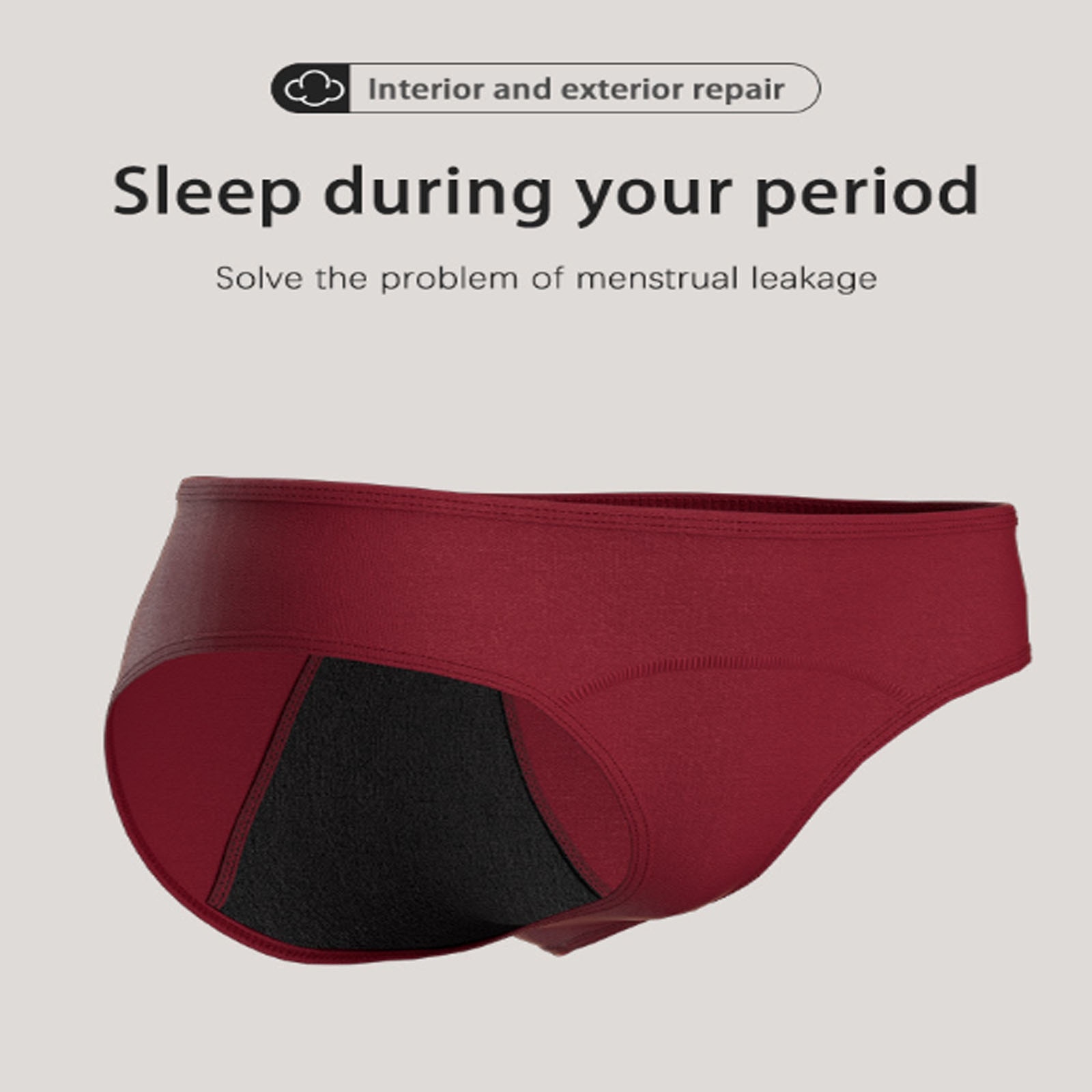 Set 3 chiloti menstruali, Hggzeg, Chiloti menstruali reutilizabili din ...