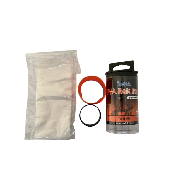 Set PVA SMAX 70x160mm, Bait Bag System cu Incarcator, Pungi Solubile 25 ...