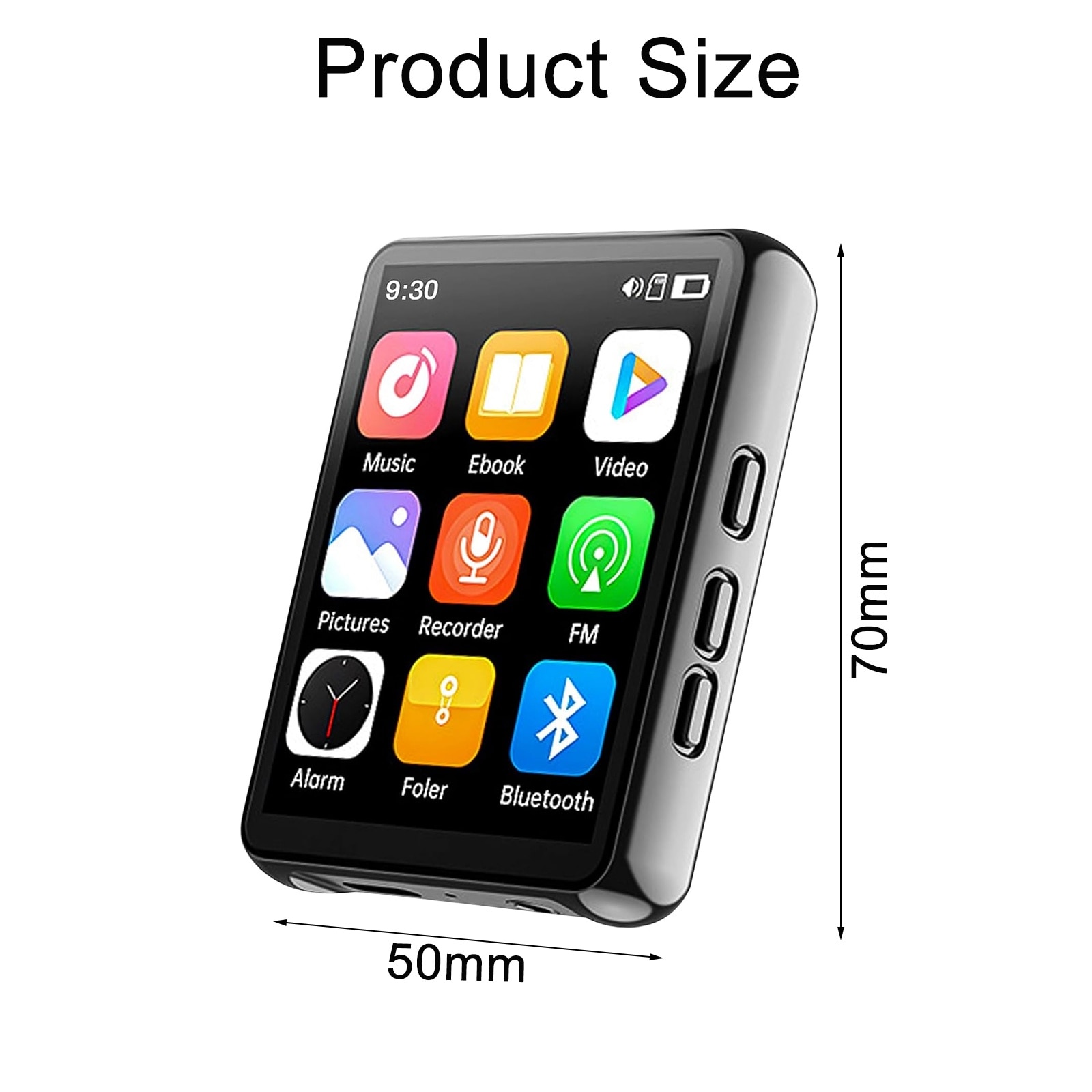 Player MP3/MP4 Cu Touchscreen, SINBINTA, Bluetooth 4.2, Ecran 2.4 inch ...