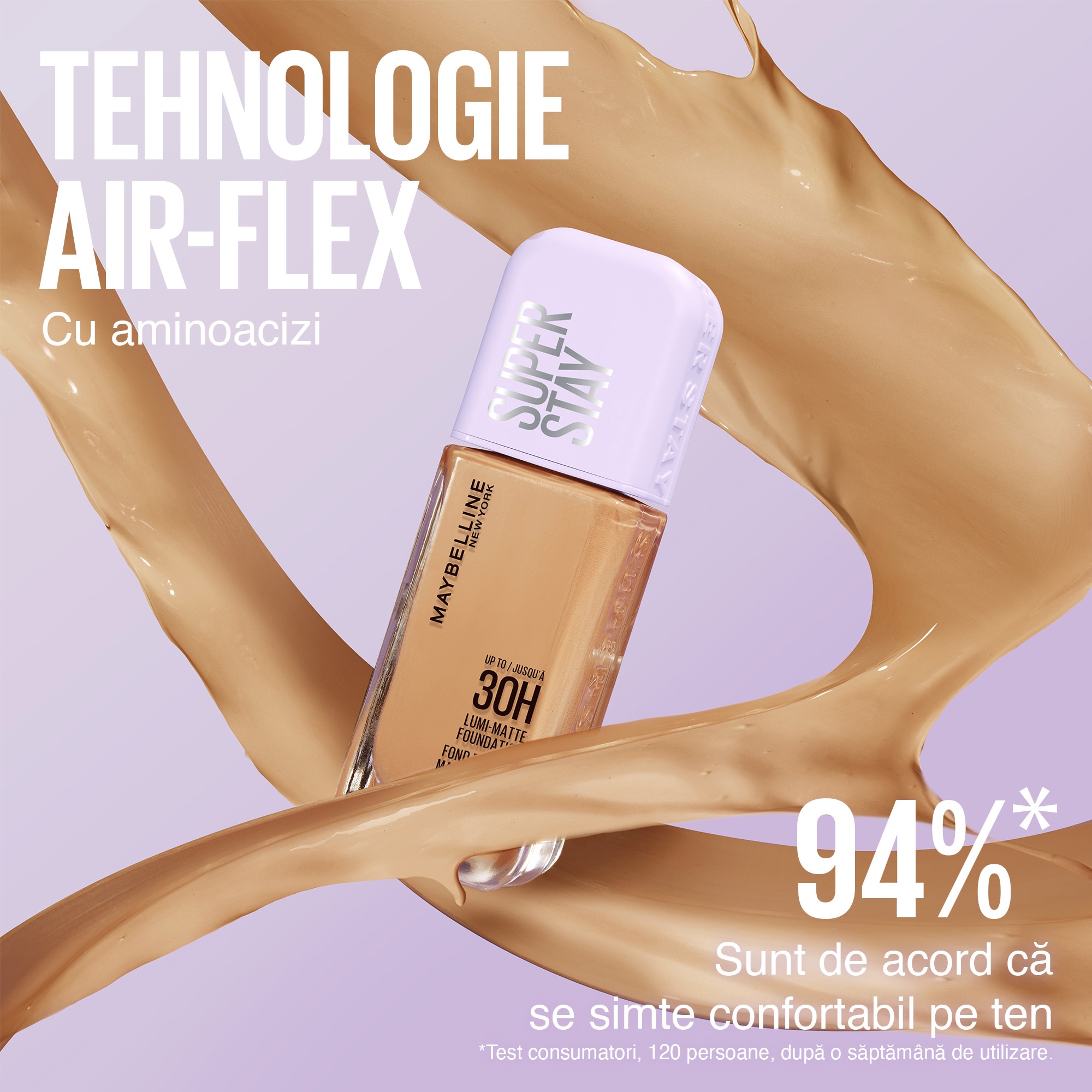 Fond de ten Maybelline New York SuperStay 30H Lumi Matte 115, 35 ml ...