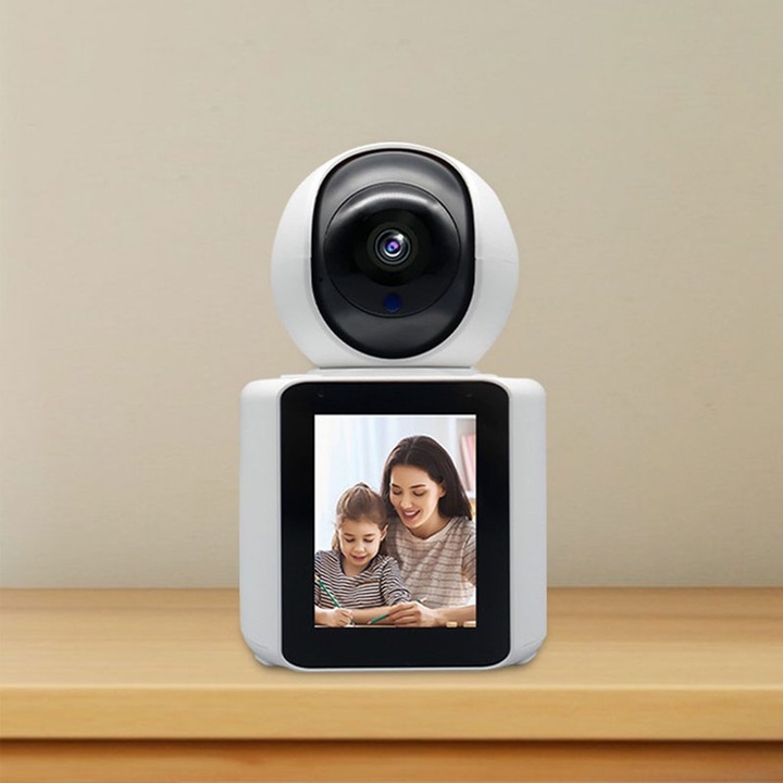 Camera de supraveghere inteligenta, 2.8 inch, 1080P, vedere nocturna ...