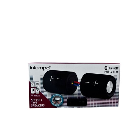 Boxe wireless TWS Intempo Bluetooth cu design magnetic 36 ore - eMAG.ro