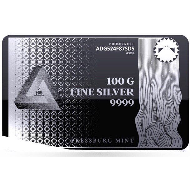 Lingou Argint Triangle, 100 g, puritate 999 - eMAG.ro