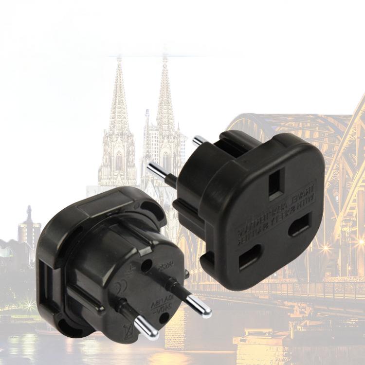 Adaptor de priza, 2 bucati, standard european la standard american ...