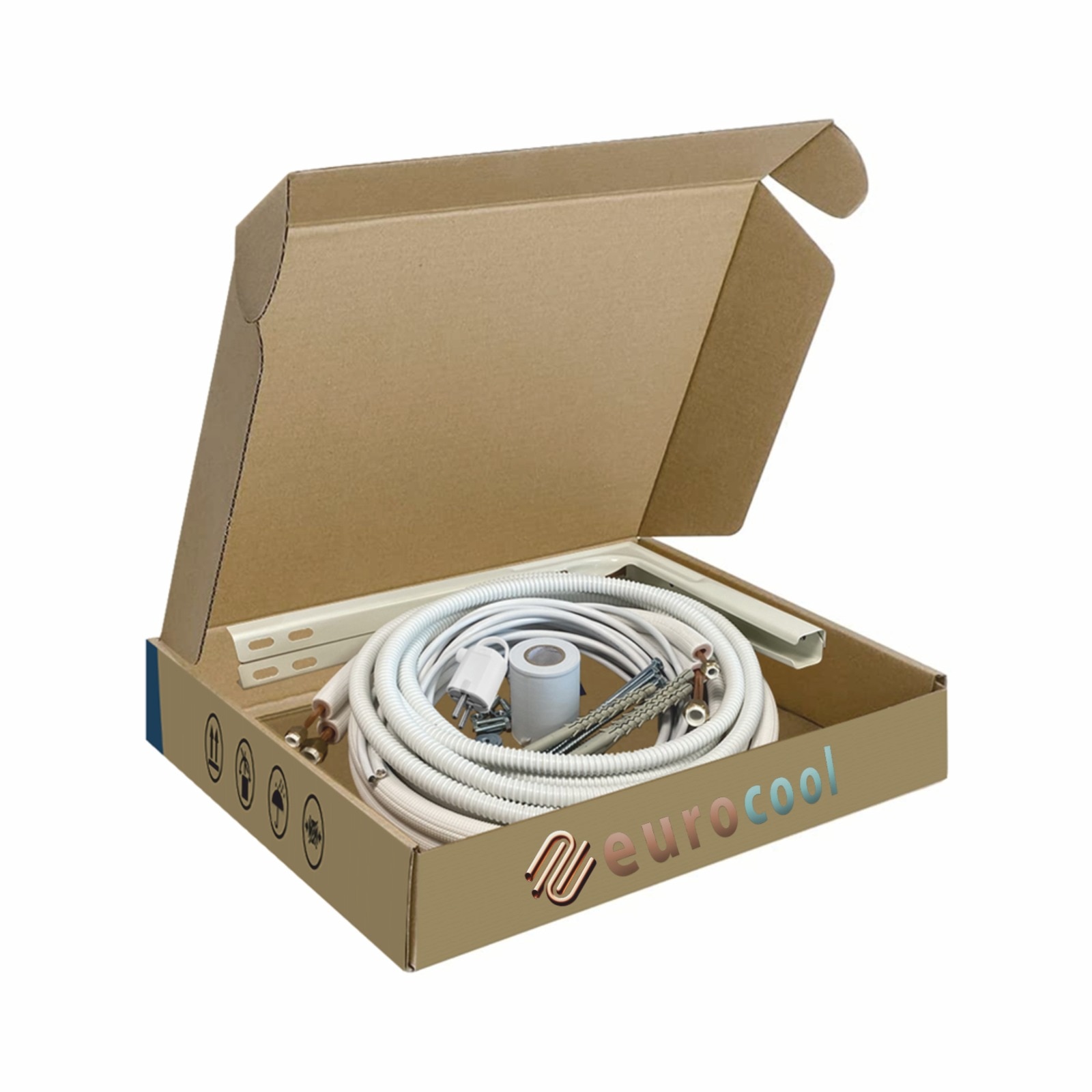 Kit de instalare pentru aparat de aer conditionat 180000 BTU/h, Complet ...