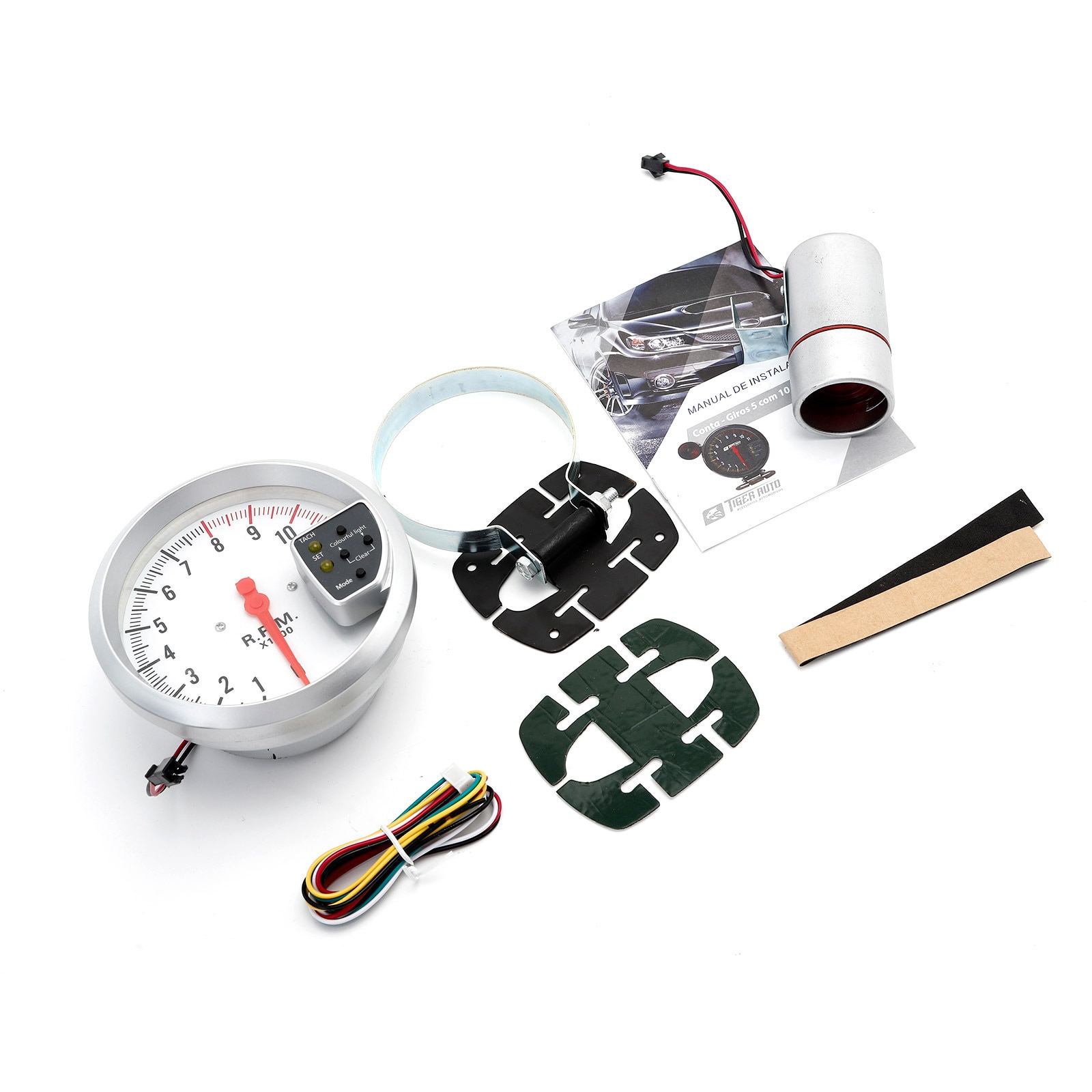 Turometru auto, 5 inch, alimentare 12V, negru - eMAG.ro