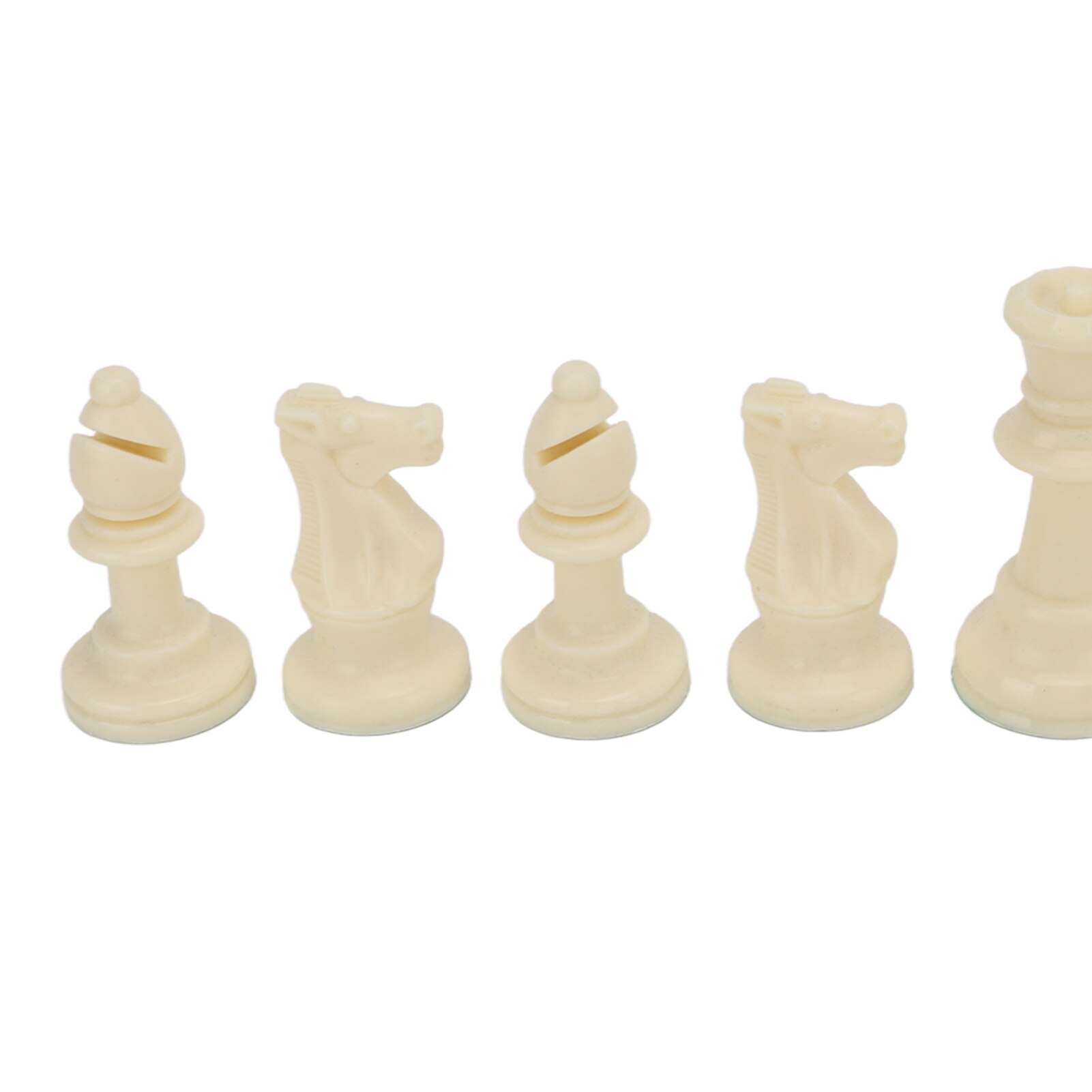 Set piese de sah Enforose, 32 piese, material PP, alb-negru, dimensiuni ...