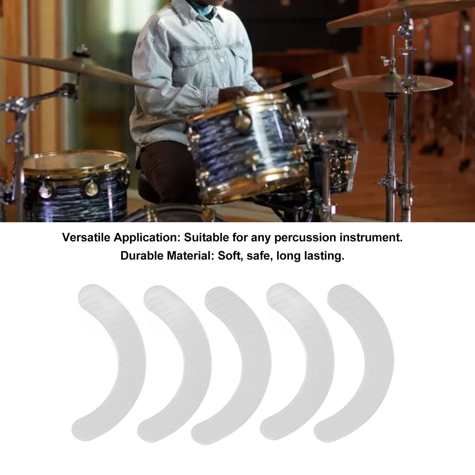 Set 5 Accesorii pentru Tobe, Enforose, Paduri din Silicon pentru ...