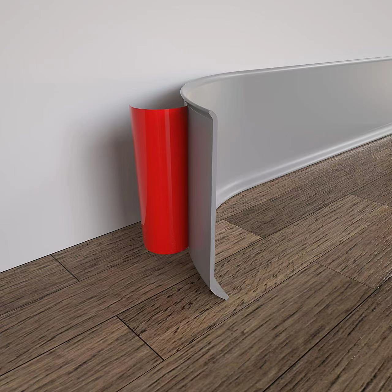 Plinta autoadeziva din PVC, Peysaitr, 8cm, design compact, utilizare ...