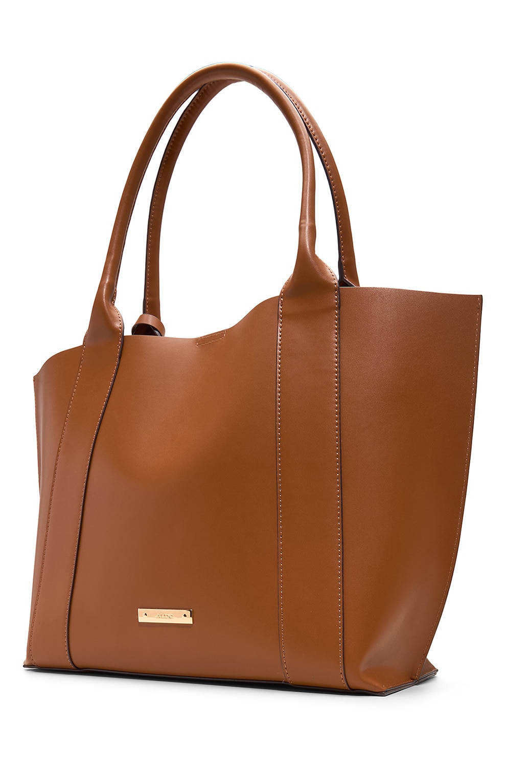 Aldo, Geanta tote din piele ecologica Splish, Caramel - eMAG.ro