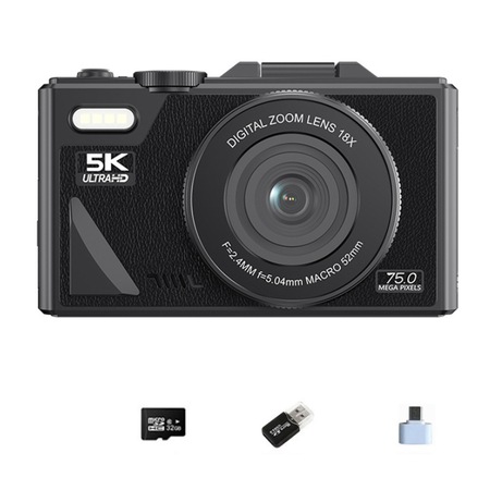 Camera CCD, Ecran LCD de 3 inch, 64 Megapixeli, Zoom 18x, Stabilizare ...
