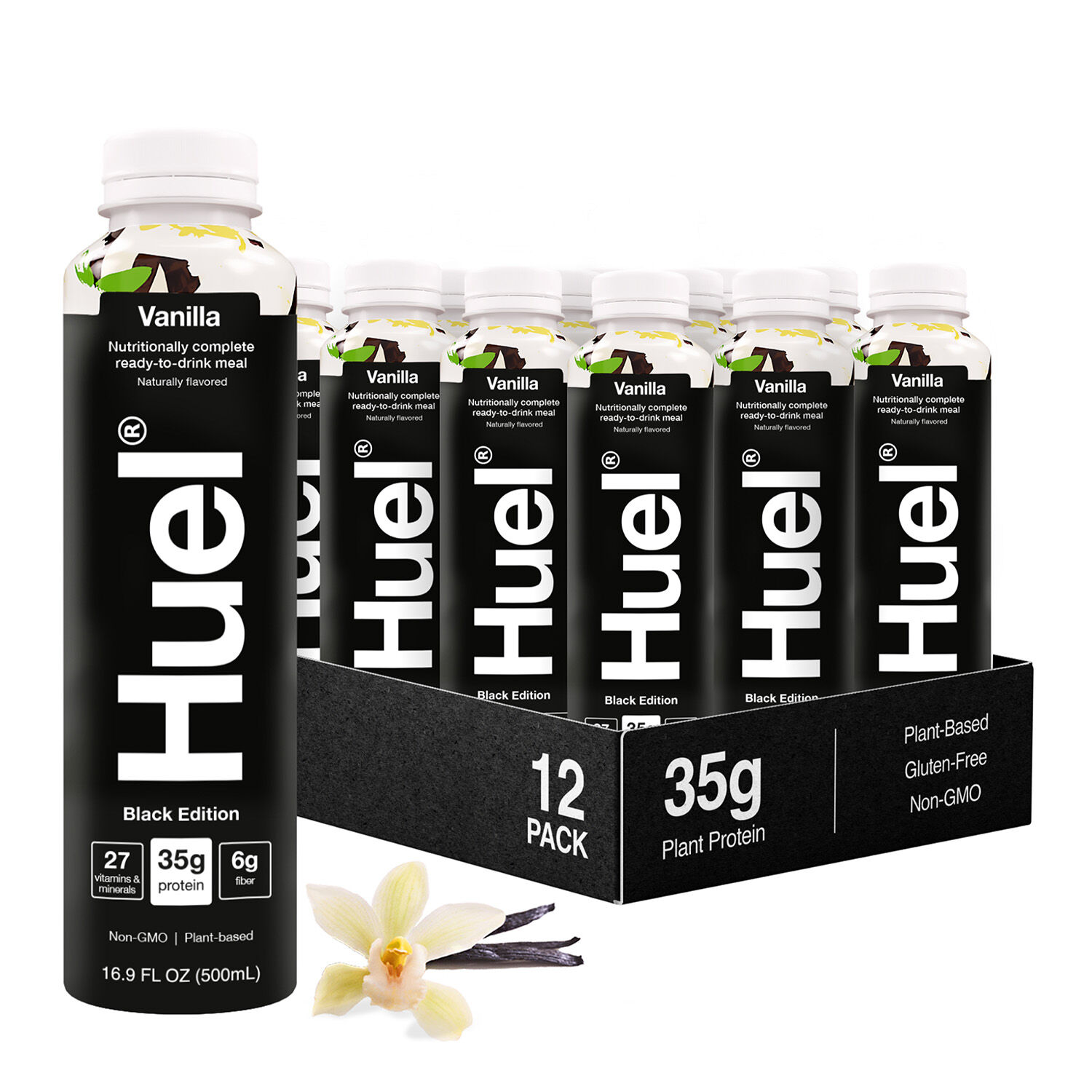 Huel® RTD High-Protein Meal – Vanilla Flavor, Shake Proteic Vegan cu ...