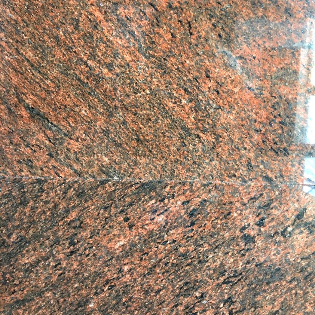 Placaj Granit Rosu Multicolor lustruit 61×30,5×1 cm-pretul este pe mp ...