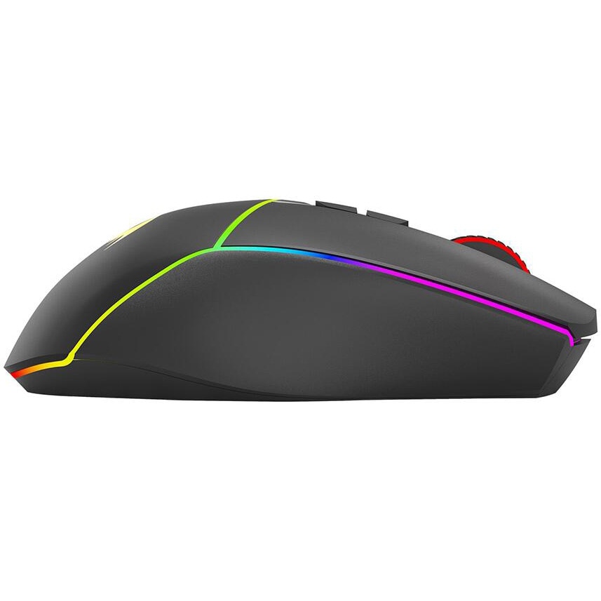 Mouse gaming Redragon Axe Pro, bluetooth, wireless, cu fir, iluminare ...