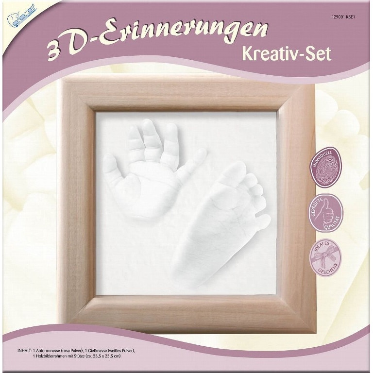 Kit Mulaj Bebelusi Rama Natur, 3D Memories Mammut - eMAG.ro