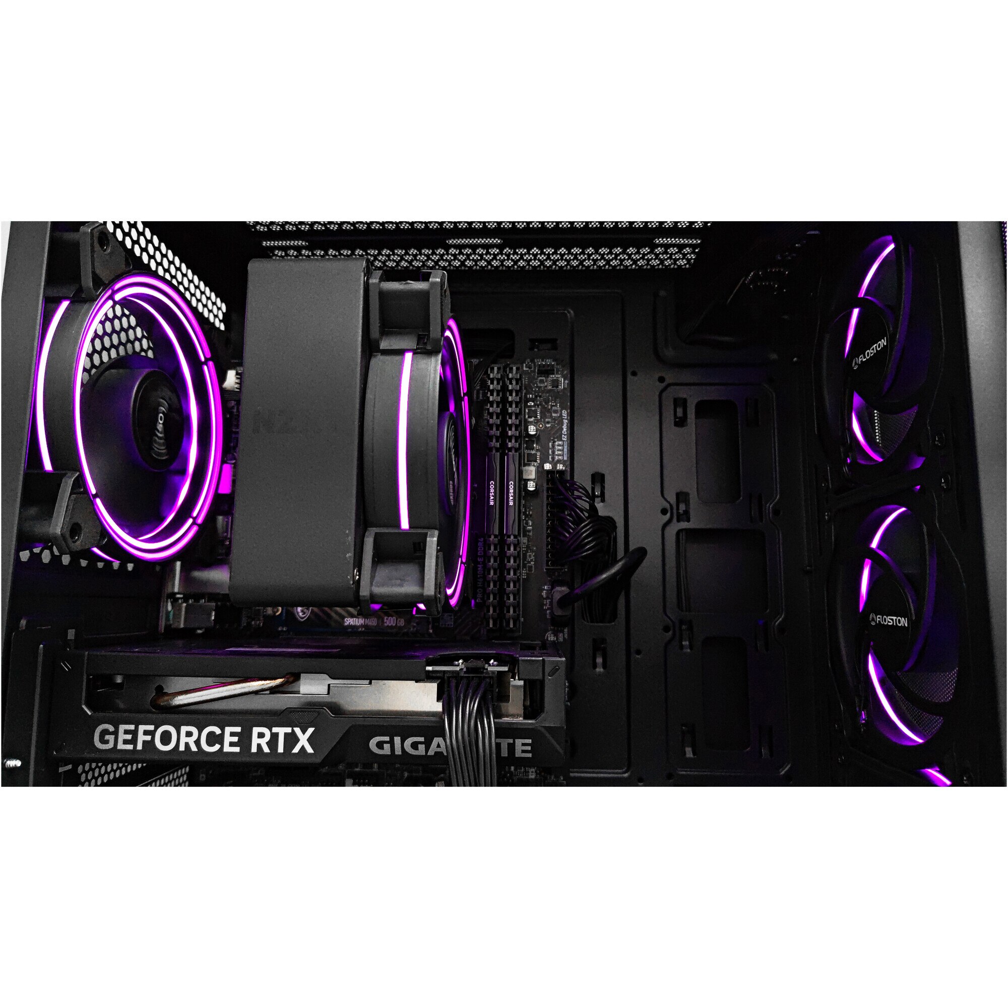 Настолен компютър Gaming A+, Intel® Core™ i5 14400F, 16GB DDR4, 500GB ...