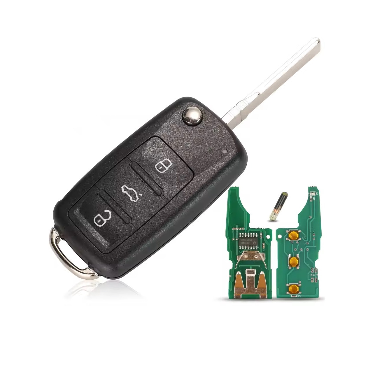 Cheie Completa Briceag VW Volkswagen Skoda Seat 434Mhz Chip ID48 - eMAG.ro