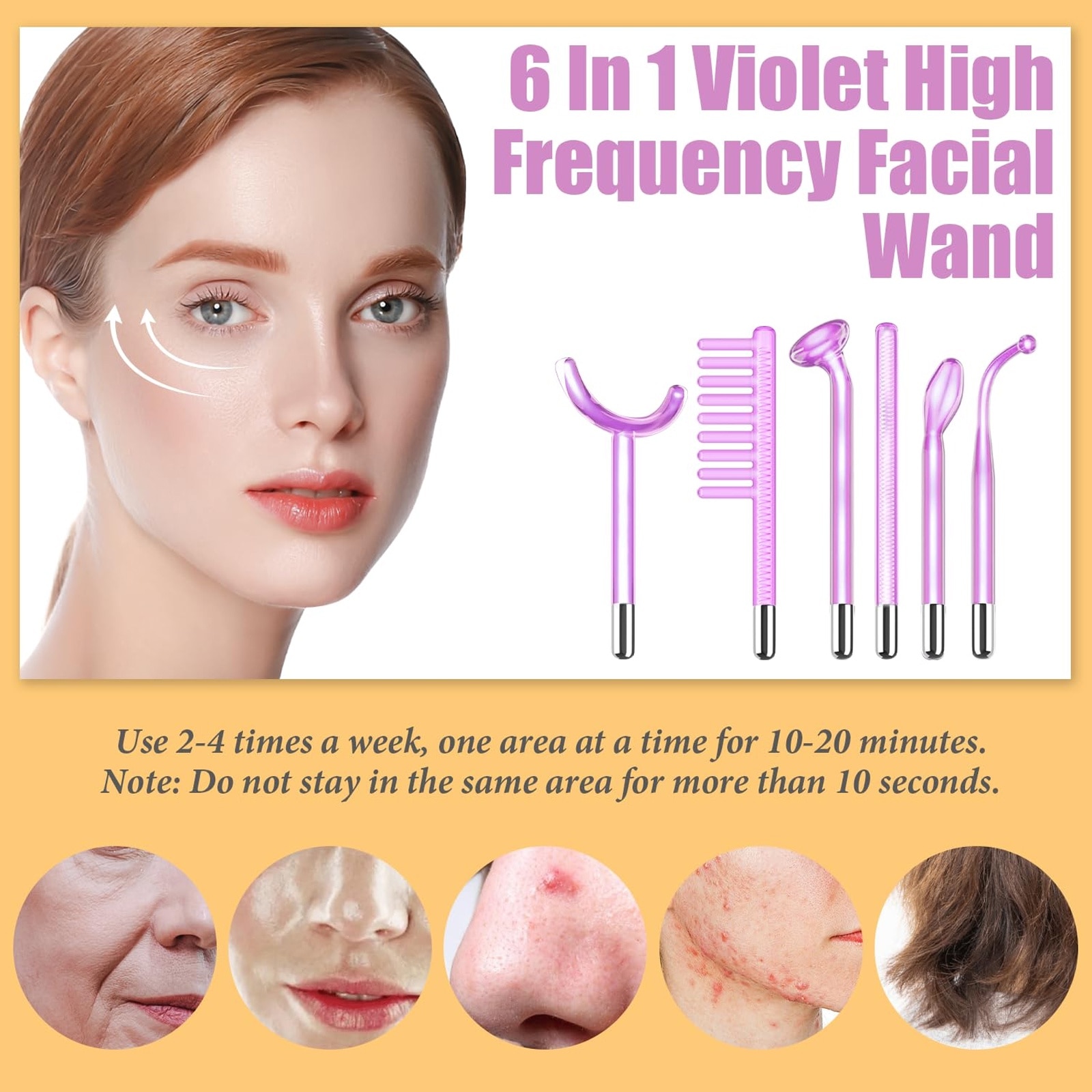 Aparat Electroderm pentru tratament cosmetic, Aparat de Infrumusetare ...