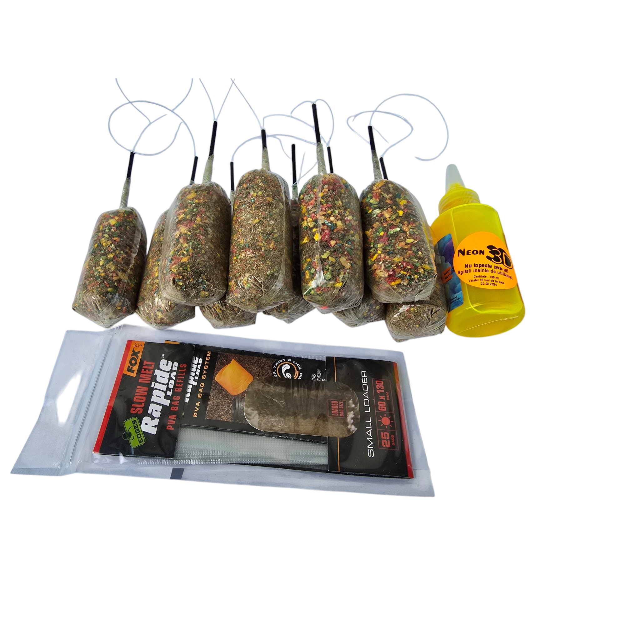Pachet 10 monturi Pva / Bag FlnCarpBaits - eMAG.ro