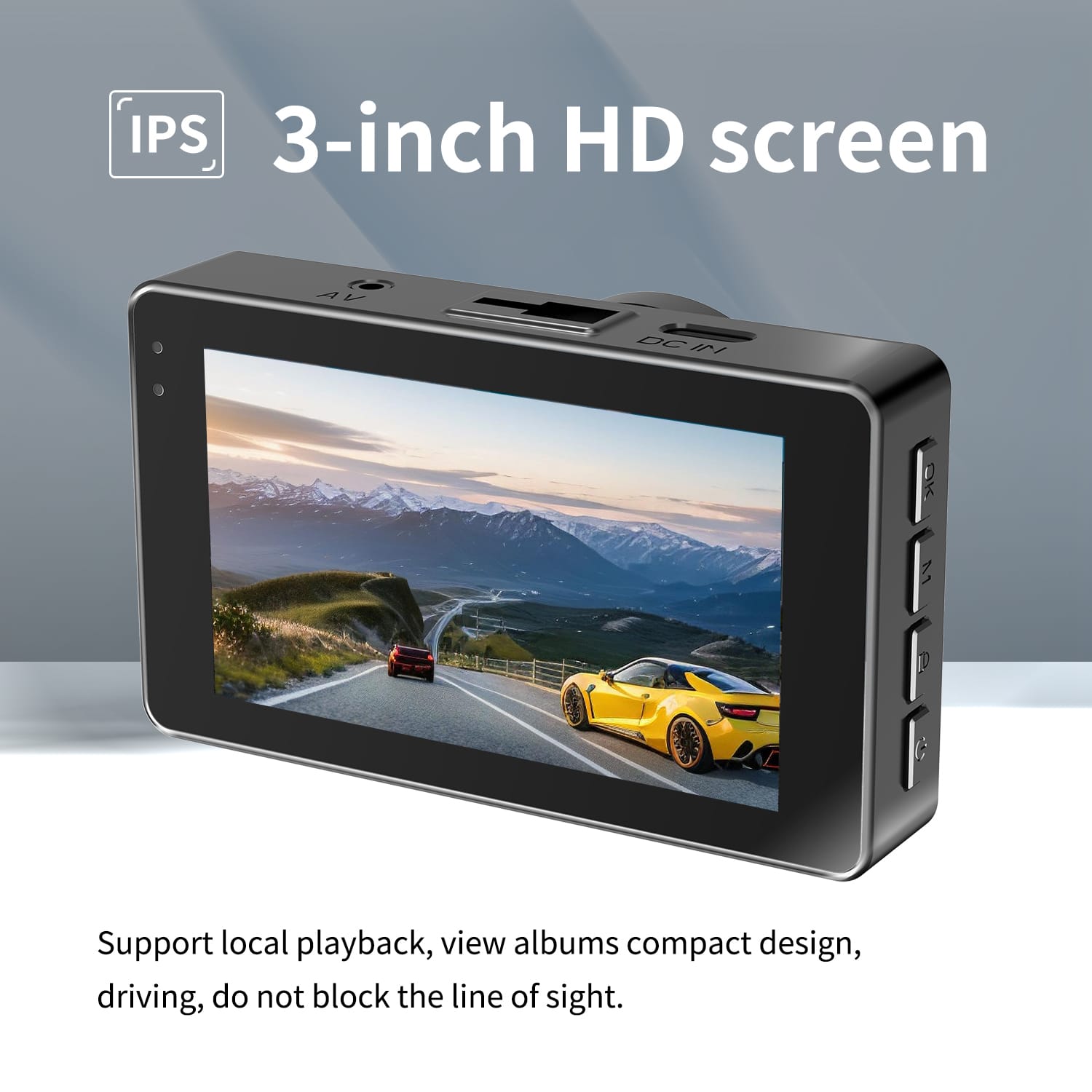 Camera de bord auto smart WiFi 4K +1080P MOGODA®️, Filmare 170° fata si ...