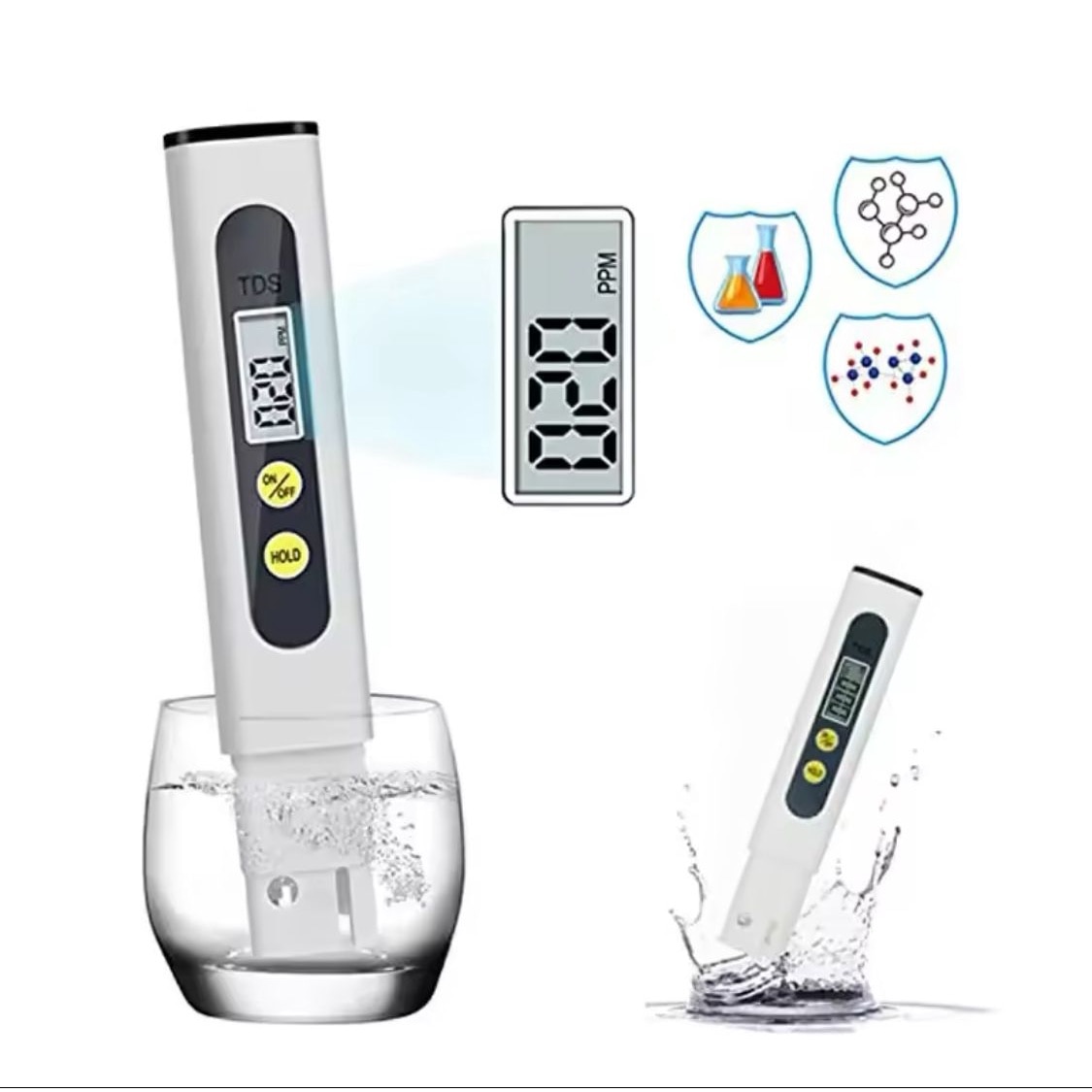Tester Digital de apa potabila TDS, Ecran LCD, Instrument de masurare ...