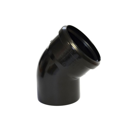Cot polipropilena, fonoabsorbant, ignifugat, Ø 110 mm, 45° - eMAG.ro