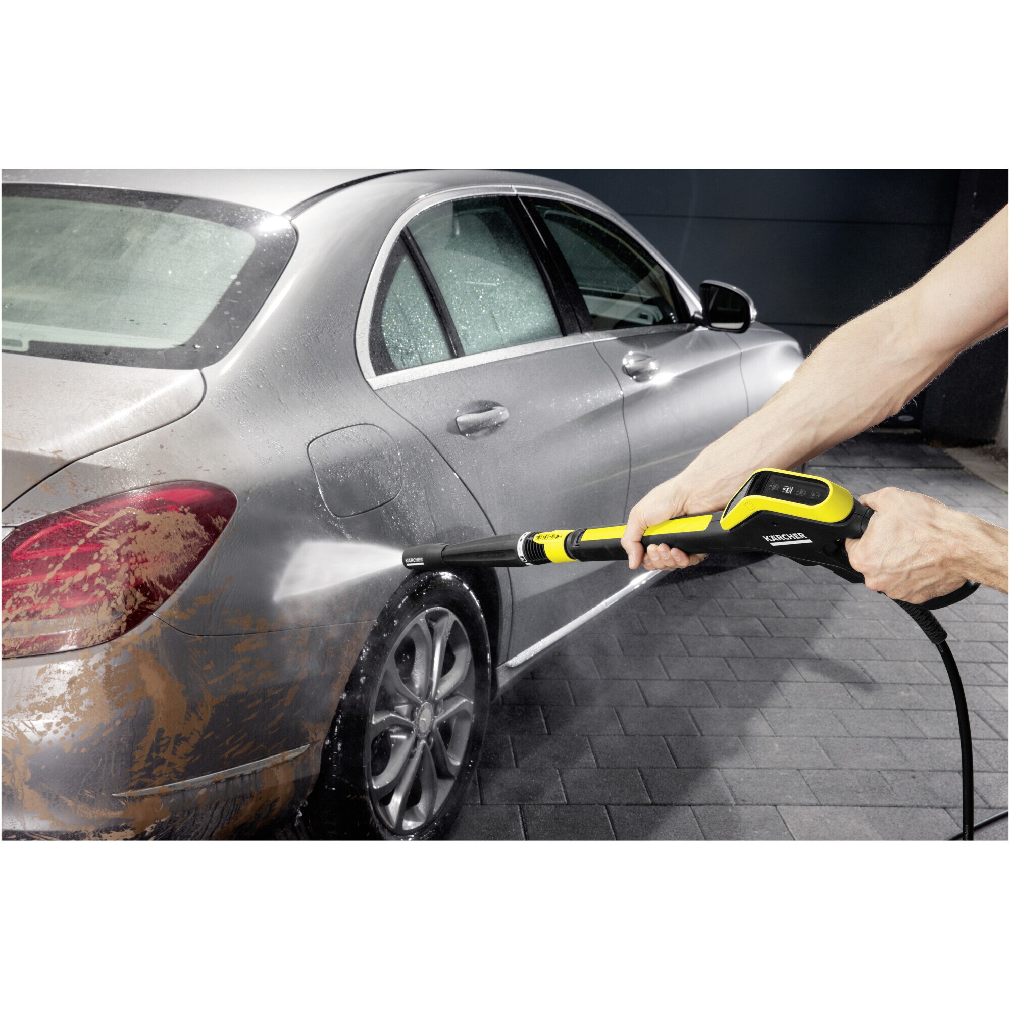 Aparat de spalat cu presiune Karcher K7 Smart Control Home Flex, putere 3000 W, motor racit cu ...