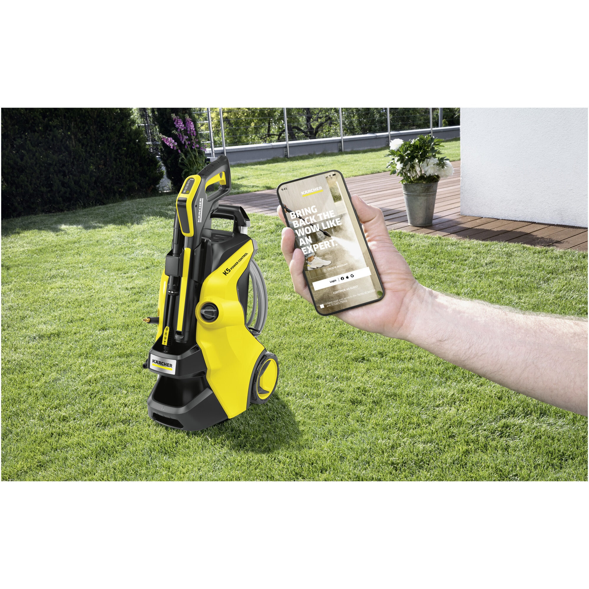 Aparat de spalat cu presiune Karcher K5 Power Control Flex Car & Home, putere 2100 W, debit 500 ...