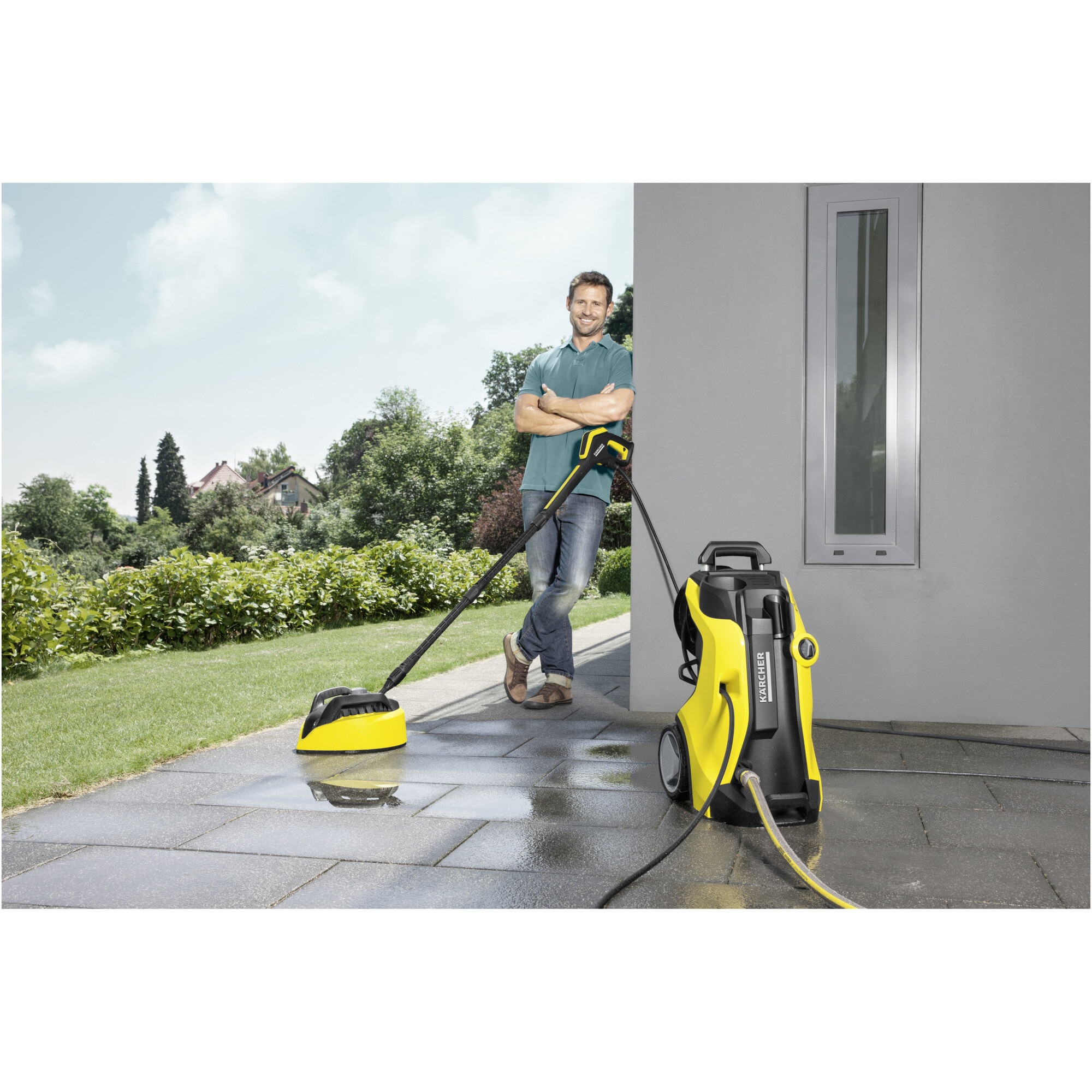Aparat de spalat cu presiune Karcher K7 Premium Smart Control Flex, 3000 W, motor racit cu apa ...