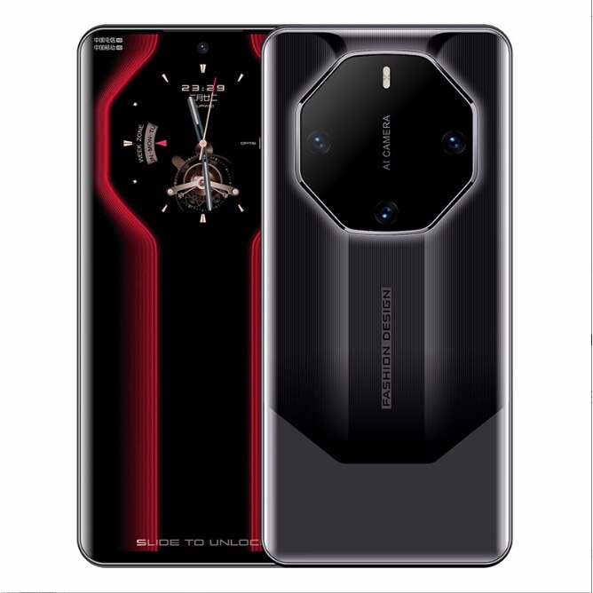 Telefon Mobil S80 Pro, 16+512GB, 100 milioane pixeli, ecran curbat ...