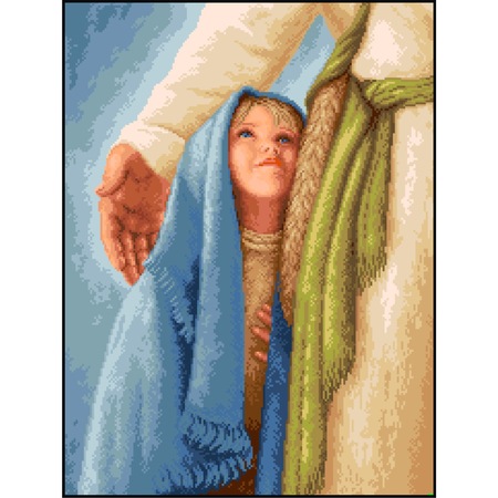 Mana Tatalui - kit goblen cu panza imprimata - eMAG.ro