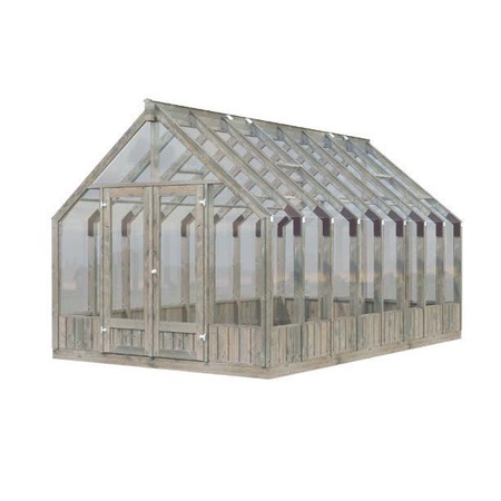 Sera de gradina 13, 8m2, 300x483cm pe structura din lemn de18mm grosime ...