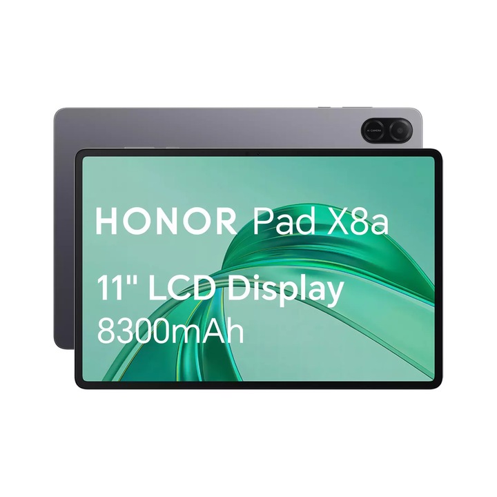 Tableta Honor Pad X8a 11", Procesor Snapdragon 680 Octa-Core, Ecran IPS ...