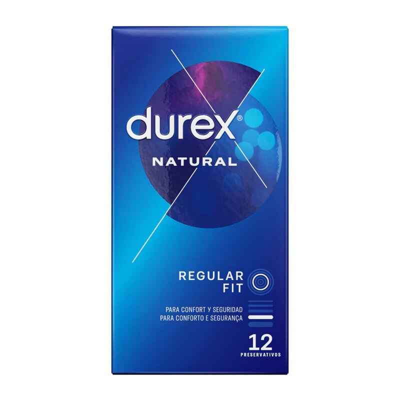 Prezervative Durex Natural Plus, 12 bucati, latex/cauciuc - eMAG.ro