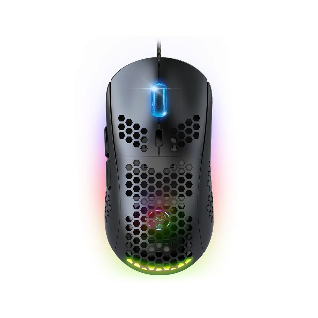 Mouse gaming Spirit of Gamer Pro M4, 12800DPI, USB, RGB, negru - eMAG.ro
