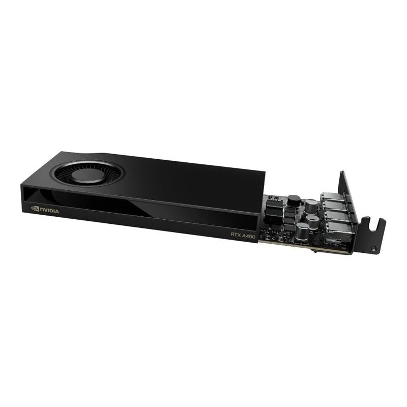Placa video NVidia RTX A400, 4GB, GDDR6, 64bit, 4xmini DisplayPort ...