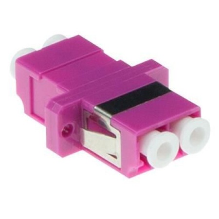 Adaptor duplex fibra optica LC-LC multimod OM4, ACT, violet, 276491 ...