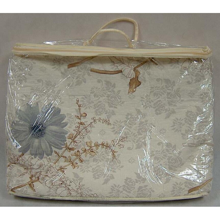 Cuvertura patchwork Goliat, crem-popielat, 250x230cm, set cu 2 poshve ...