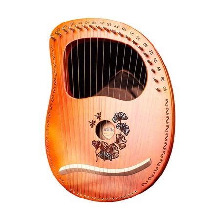 Instrument muzical Lyra cu 19 corzi, Fokelyi, portabil - eMAG.ro