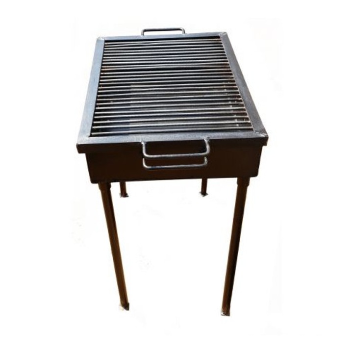 Gratar gradina din fier, 60 x 40 x 2 mm/ fier 8 mm - eMAG.ro