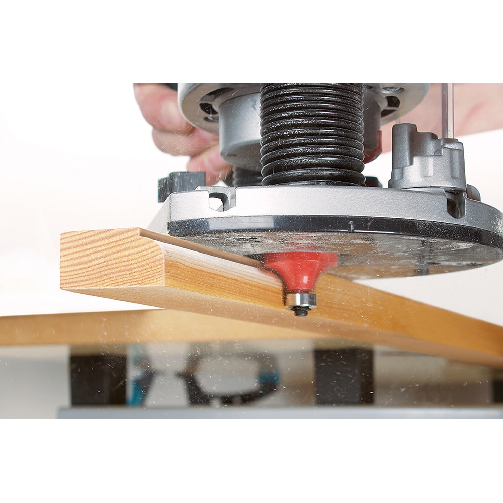 Set 5 freze profilate cu rulment Wolfcraft 8754000, in cutie de plastic ...