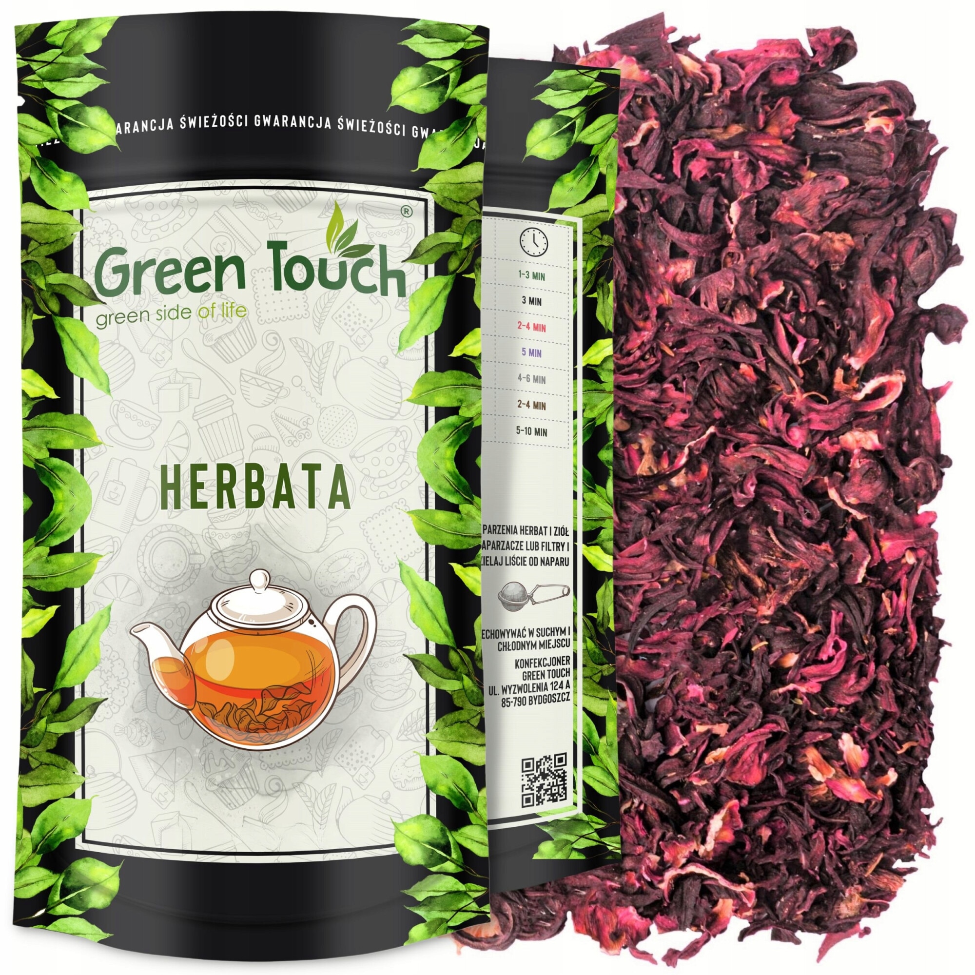Ceai de hibiscus uscat, Green Touch, 50 g - eMAG.ro