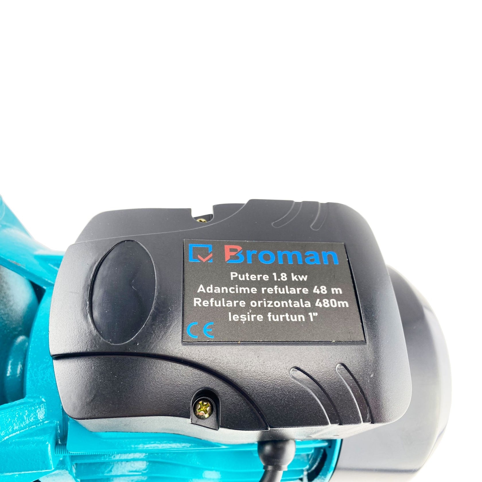 Pompa Hidrofor Broman JET100L, ZEP 1800 W, 60 l/min, Refulare 48 m, Aspiratie 9 m, Corp Fonta ...