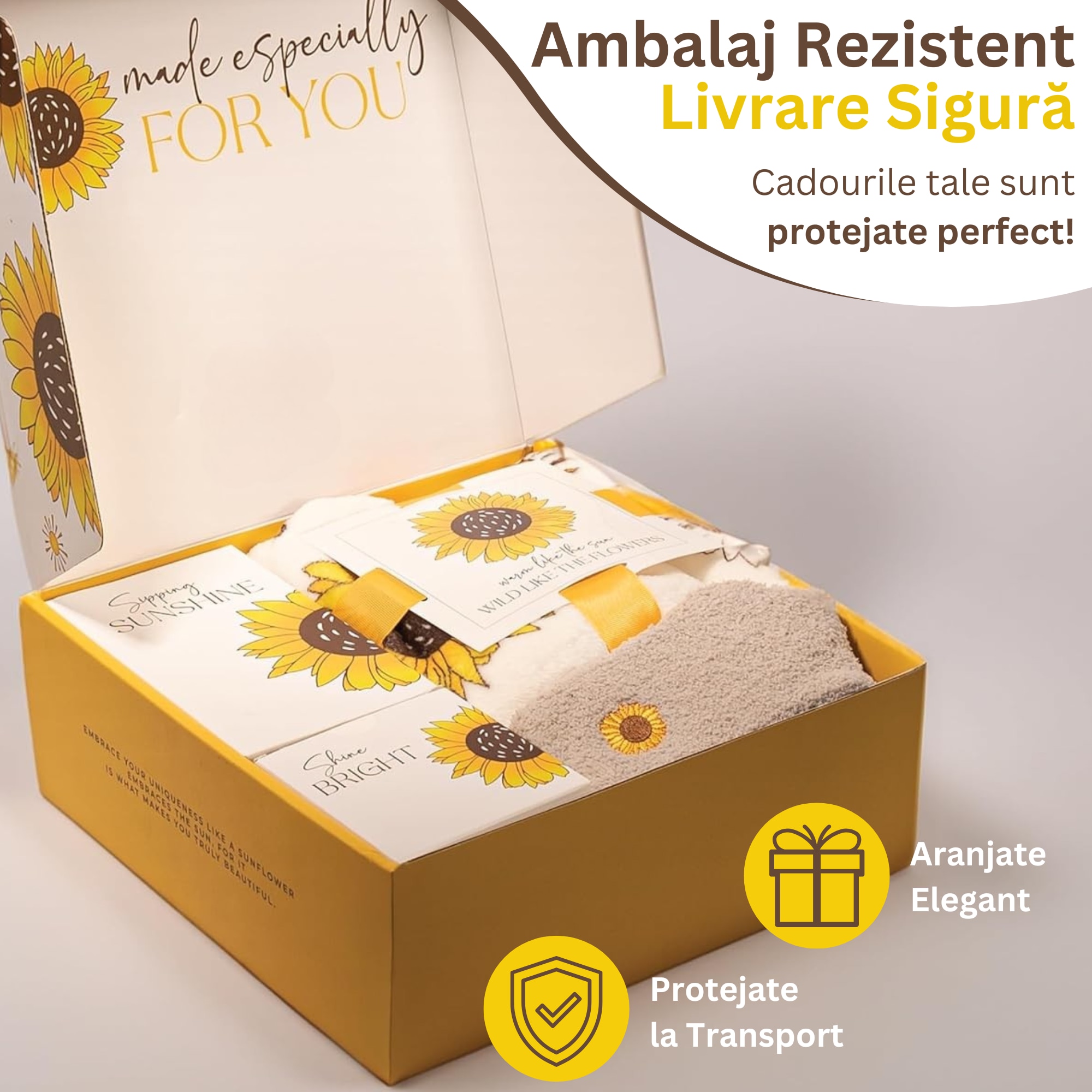 Set cadou pentru femei, 10 Produse premium, Patura pufoasa, Cana tip ...