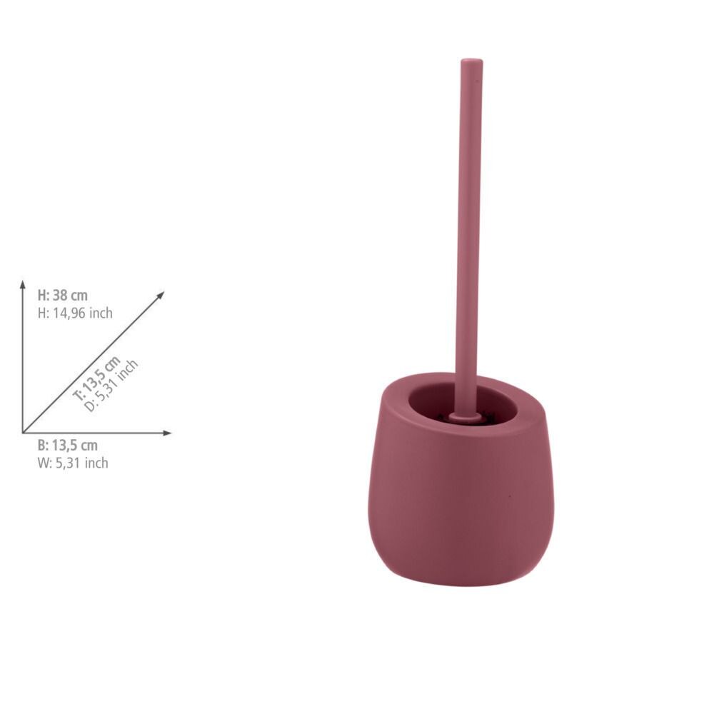 Set toaleta Mod. Badi suport perie ceramica roz - eMAG.ro