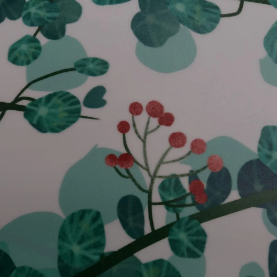 Falmatrica Veumoie, eukaliptusz mintás, zöld, PVC, 85 X 63 cm - eMAG.hu