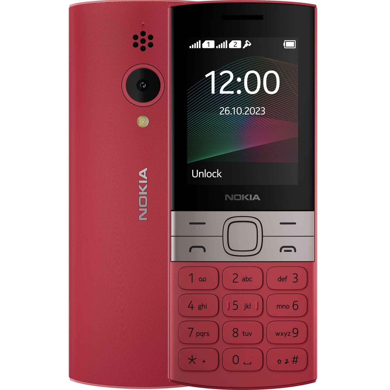 Telefon mobil Nokia 150 (2023), Dual SIM, Red - eMAG.ro