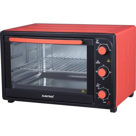 Cuptor electric Albatros A45 Orange, 45 litri, 1800 W, 230 de grade ...
