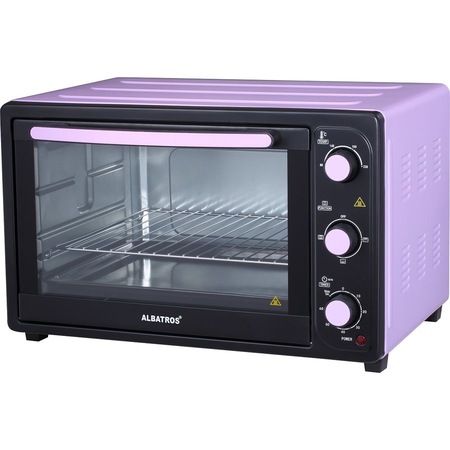 Cuptor electric Albatros A45 Purple, 45 litri, 1800 W, 230 de grade ...